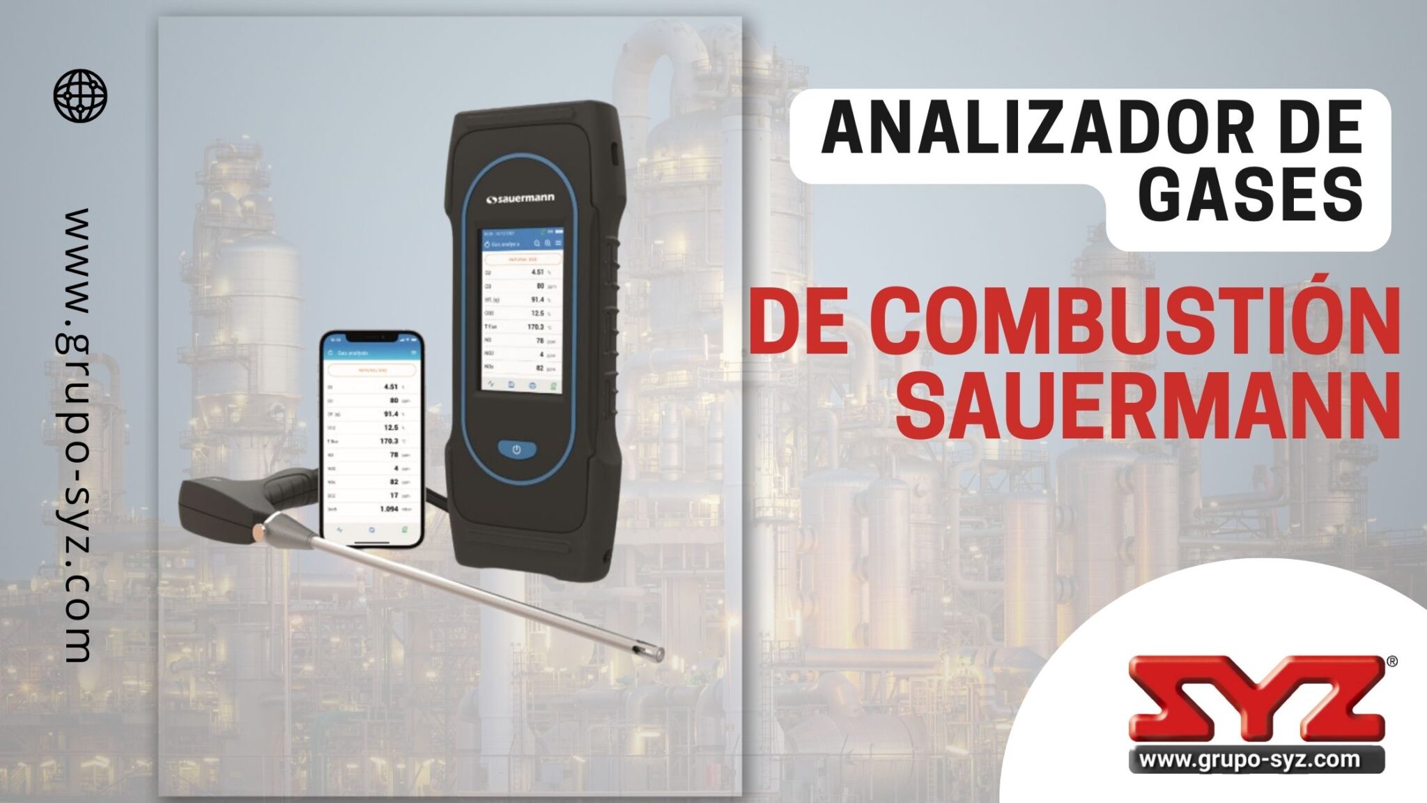 Analizador de gases de combustión SAUERMANN: Un nuevo grado de eficiencia para la industria ...
